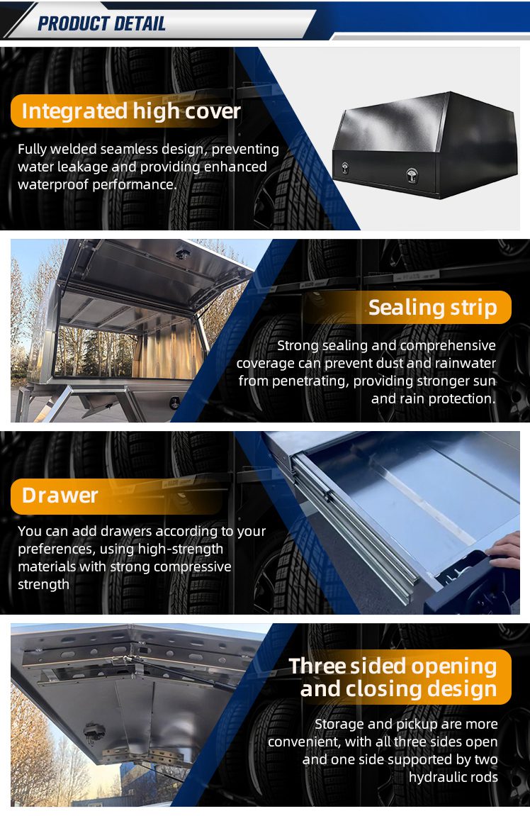 Aluminum Canopy Tool Boxes for Pickup Truck Camper - toolboxcorp.com